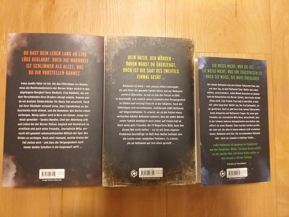 Christine Brand die Patientin der Bruder die Unbekannte (Gebraucht) in ...