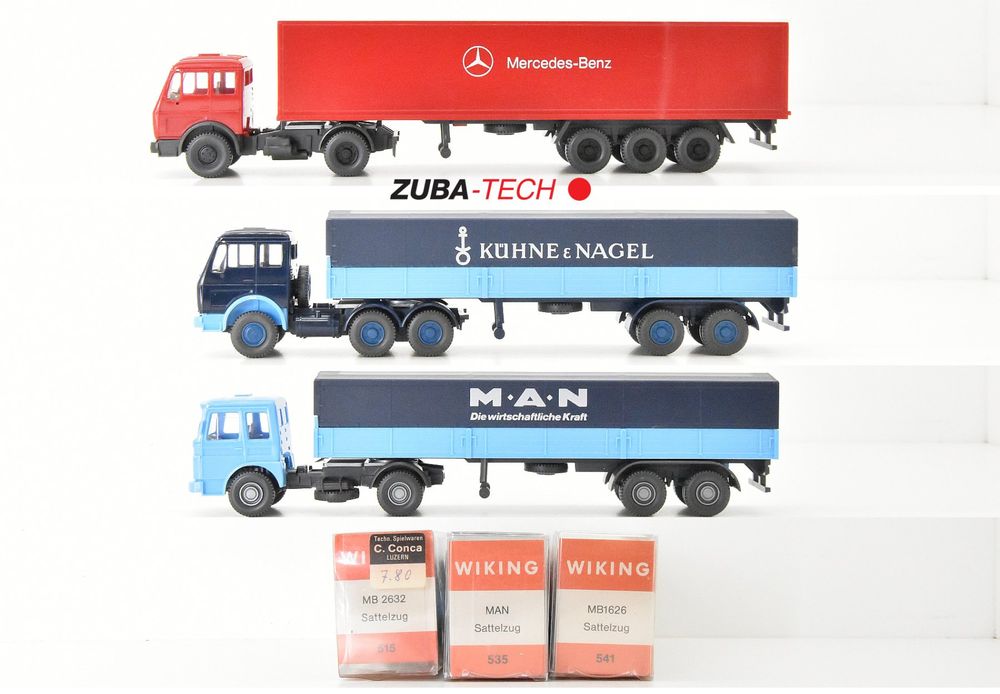 Wiking 3x Lastwagen mit OVP (Gebraucht) in St. Gallen für CHF 15 – mit ...