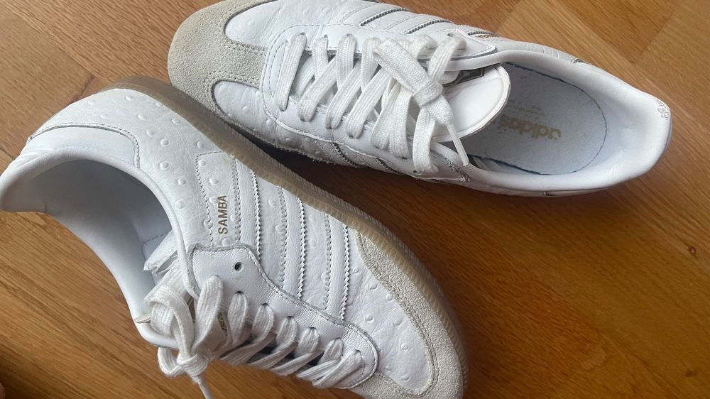 Adidas white Samba 38 2/3 | Kaufen auf Ricardo