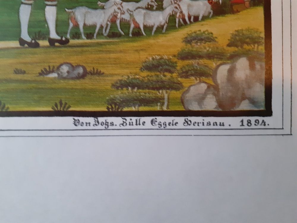 Plakat Zülle Volkskunst aus Appenzell & dem Toggenburg 1978 (Gebraucht ...