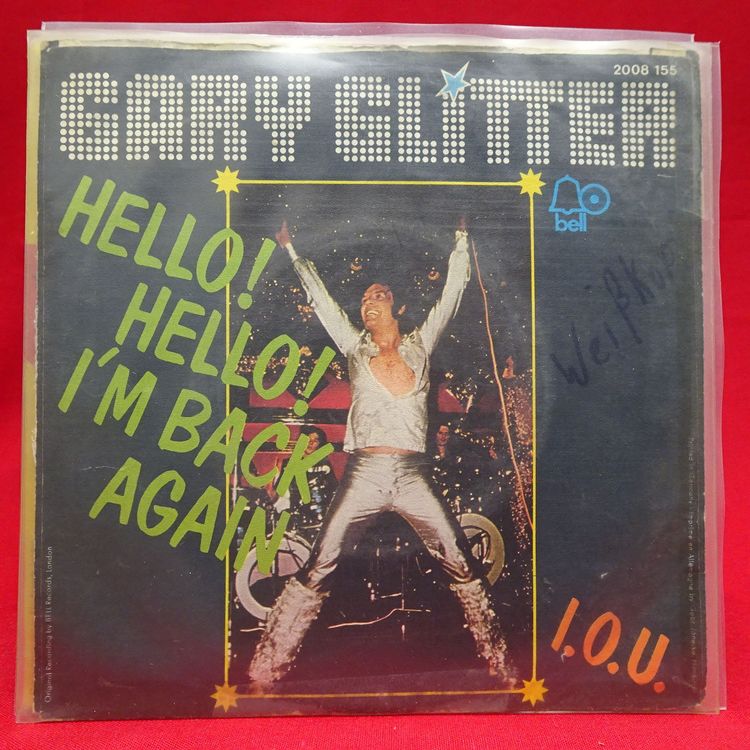Glitter Gary – Hello Hello Im Back Again | Kaufen auf Ricardo