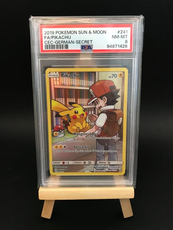 Pokémon Pikachu CEC 241 - PSA 8 - Welten Im Wandel Deutsch (Neu (gemäss ...