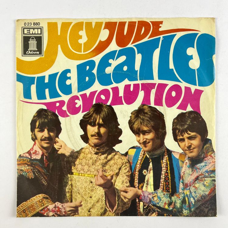 Single Vinyl 7'' Beatles, Hey Jude/Revolution, Odeon (Gebraucht) in ...