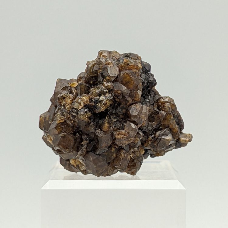Geode aus GROSSULAR, GRÜNER GRANAT mit Muskovit, Mali (Nuovo (secondo ...