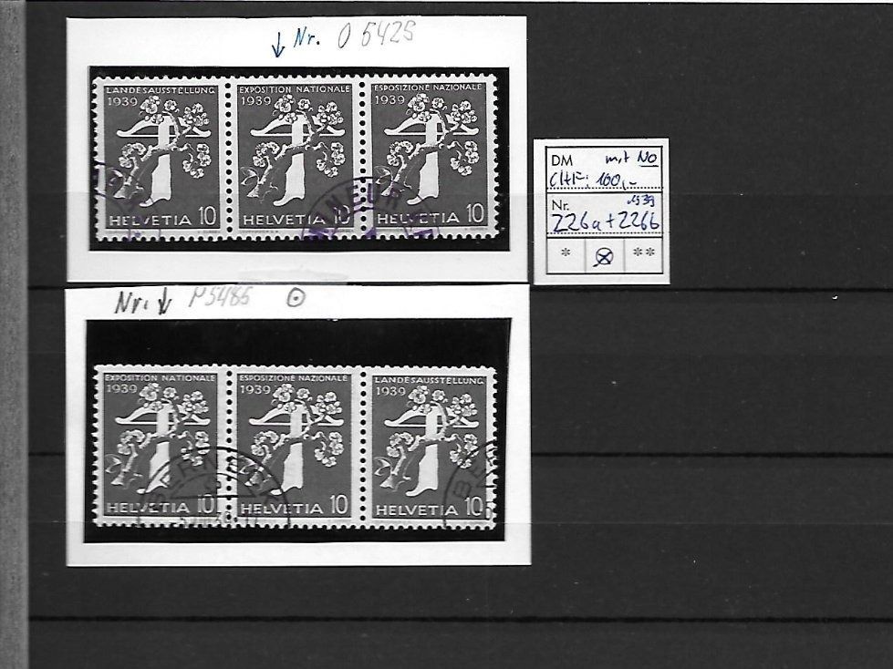 Landi 1939 gest. Z26a + Z26b mit No. Kat: CHF 100.- | Kaufen auf Ricardo