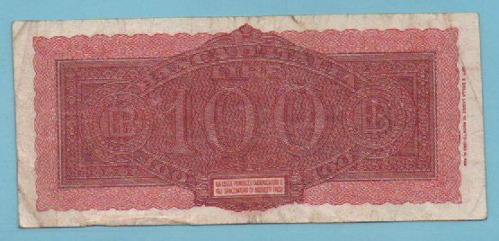 ITALIEN 100 Lire Note degr. 1944 | Kaufen auf Ricardo