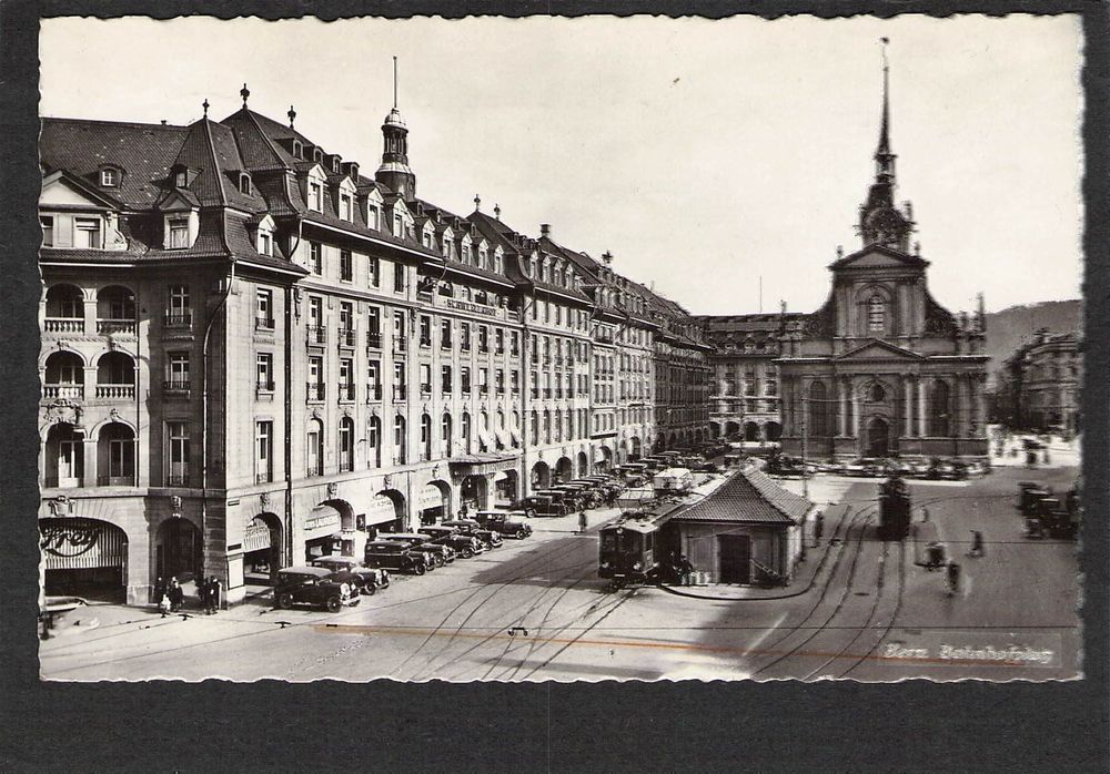 -Bern Bahnhofplatz,Oldtimer,Tram, 1941 (Gebraucht) in Reichenburg für CHF 12 – mit Lieferung auf ...