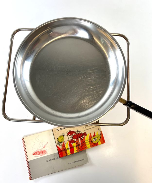 Vintage Flambier-Set (Rechaud und Pfanne) SPRING SWITZERLAND | Kaufen ...