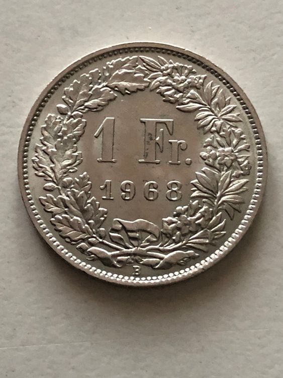 1 Fr. 1968 unz. (Gebraucht) in Schötz für CHF 3 – mit Lieferung auf Ricardo kaufen