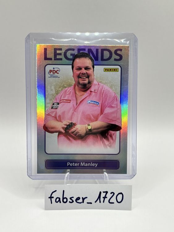 2025 Panini PDC Darts Peter Manley 37/180 Legends (Neu (gemäss ...