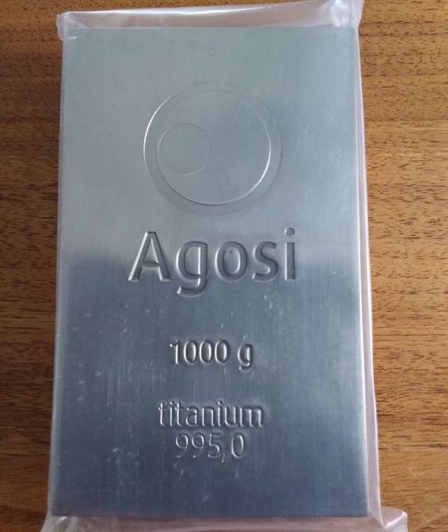 Titan Titanium 1kg barren Zertifikat (Neu und originalverpackt) in Dorf für CHF 220 – mit ...