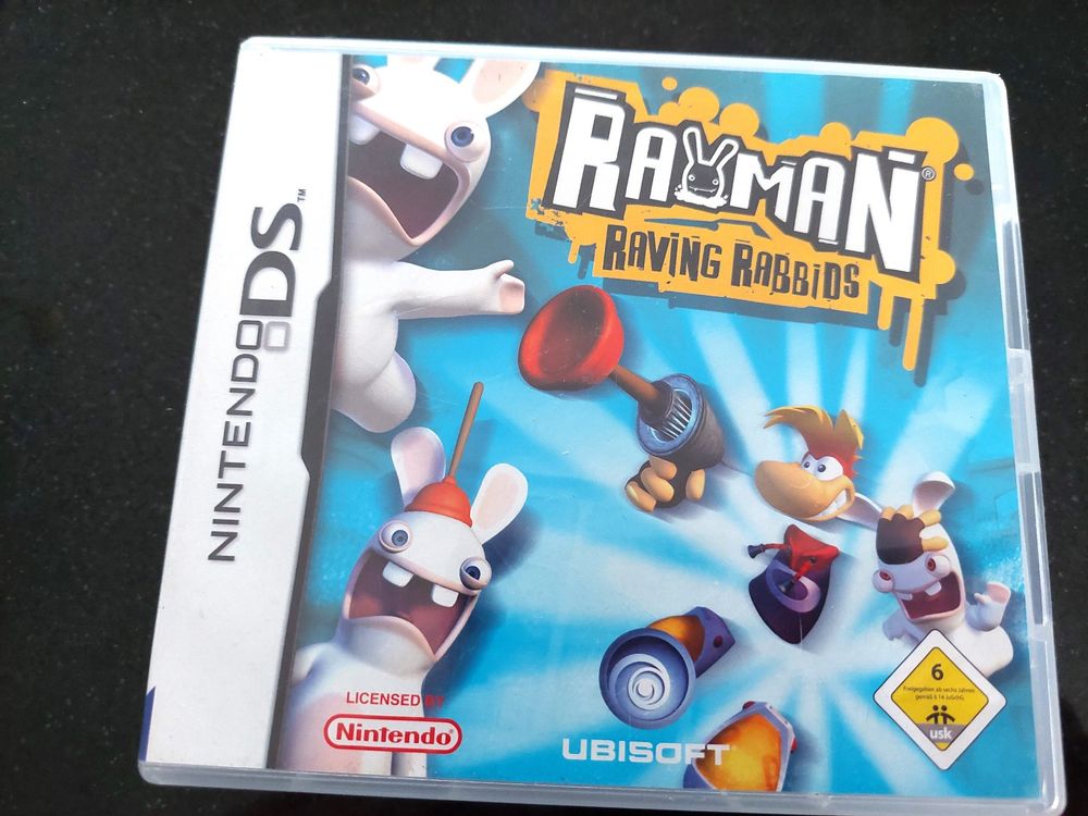 RAYMAN - RAVING RABBITS (PAL) - NINTENDO DS (Gebraucht) in Spiegel b ...