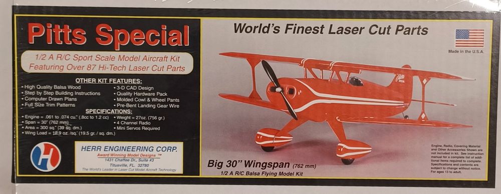 SIG / Herr Pitts Special Kit Spw. 76cm / Holzflugzeugmodell (Neu und ...