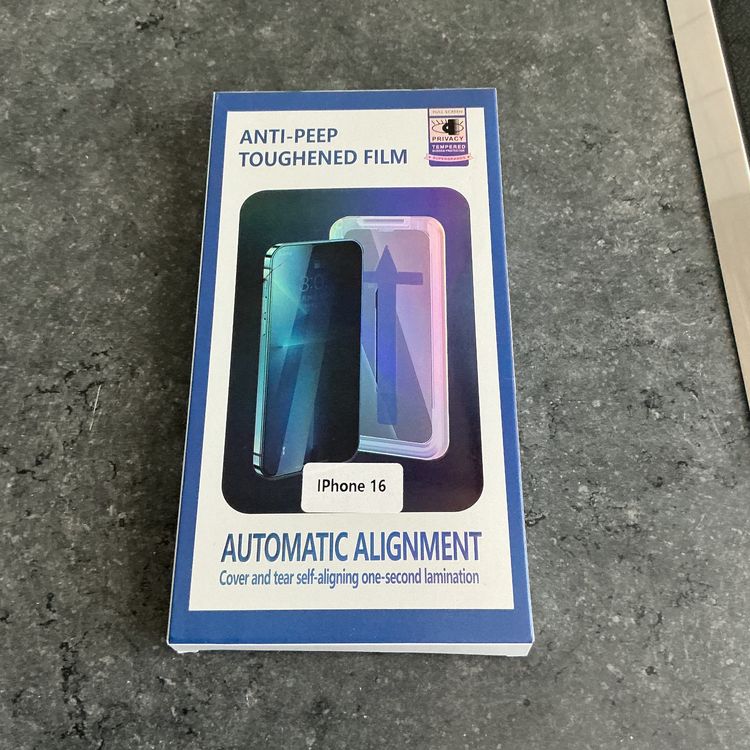 Glace de protection pour iPhone 16 avec cadre pour installer | Kaufen ...