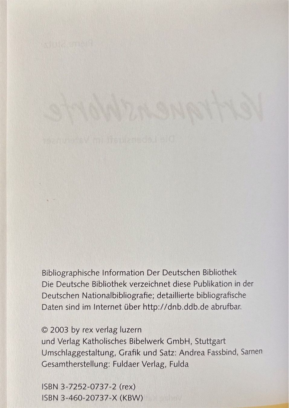 Vertrauensworte: Die Lebenskraft im Vaterunser (Neu (gemäss ...