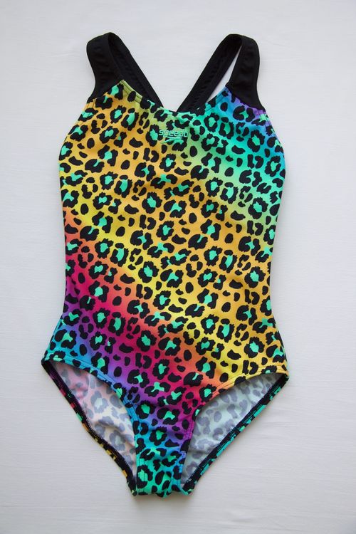 SPEEDO ENDURANCE Schwimmanzug - LEOPARD PRINT, Gr. 128 | Kaufen auf Ricardo