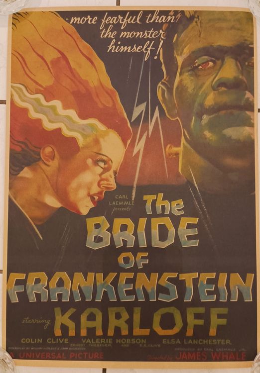 The bride of Frankenstein A3 Poster Movie | Kaufen auf Ricardo