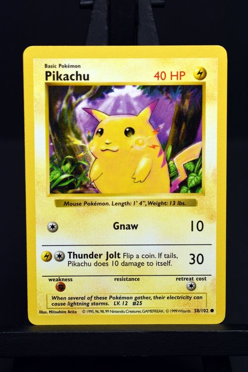 Pokémon Pikachu Yellow Cheeks SHADOWLESS | Kaufen auf Ricardo