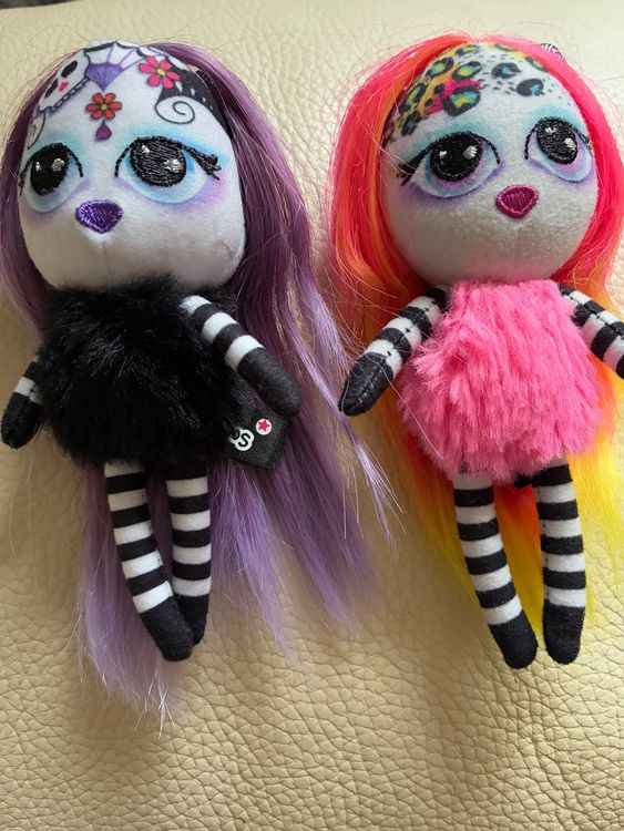 2 süsse Pixidoos kleine Puppen von NICI: Pixu & Sunli 14 cm (Gebraucht ...