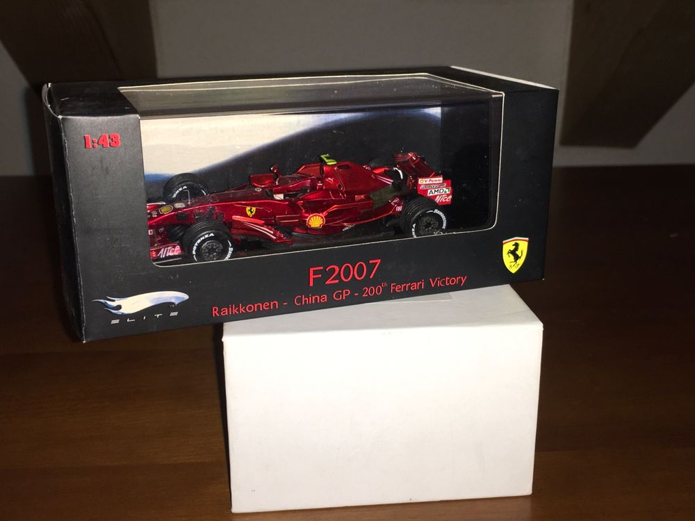 F1 Ferrari F2007 K. Raikkonen 1/43 200° Ferrari Victory | Kaufen auf Ricardo