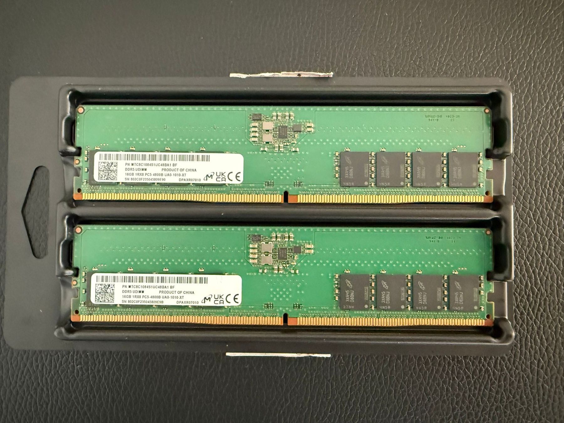 32GB DDR5 RAM - 2x16GB Kit - DDR5-4800 - Micron (Gebraucht) in Domat ...