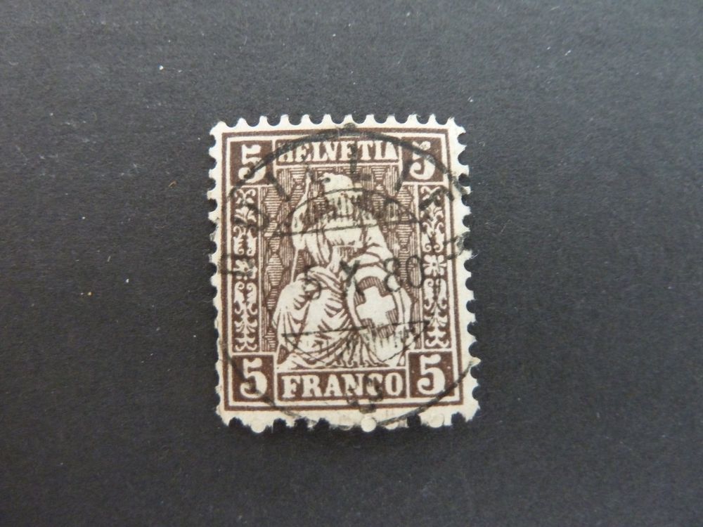 Helvétie assise no 30 Vollstampel Duiller (3871) (Gebraucht) in Onex ...