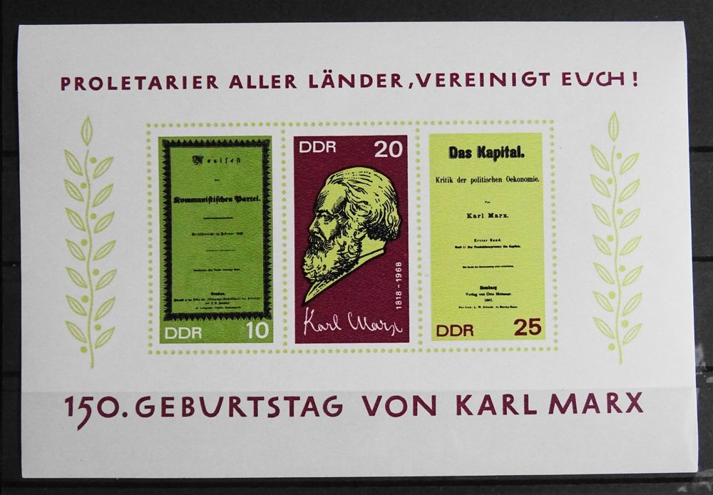 DDR 1968, Block **postfrisch (Neu (gemäss Beschreibung)) in Haslen GL für CHF 0.4 – mit ...