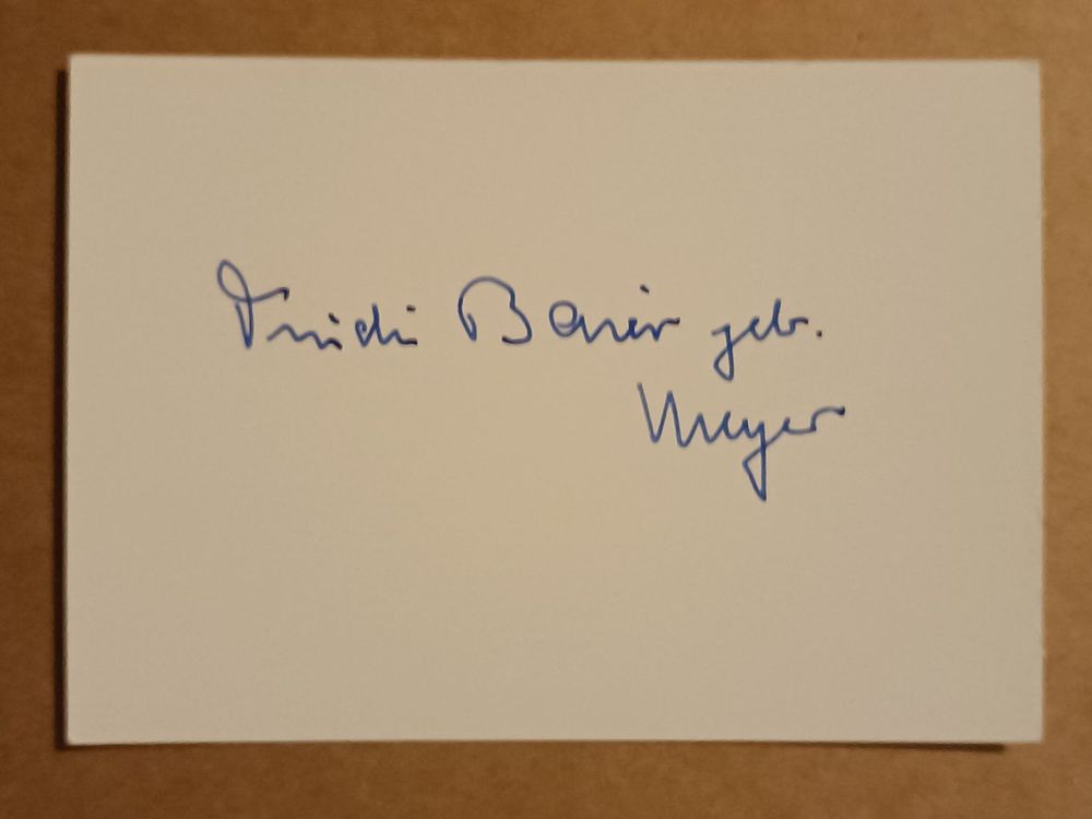 Trude „Trudi“ Meyer - † 1999 - Olympia Gold 1936 (Gebraucht) in Menziken für CHF 19.9 – mit ...