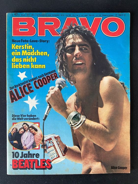 BRAVO 1972 Nr.43 Super-Poster Deep Purple Teil 2, Beatles 5s (Gebraucht) in Engelburg für CHF 14 ...