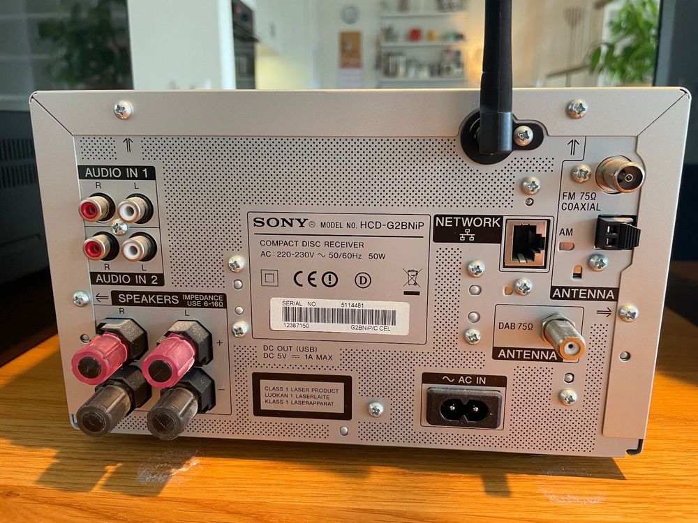 Musikanlage von Sony mit CD, DAB+, WiFi, DLNA und USB | Kaufen auf Ricardo