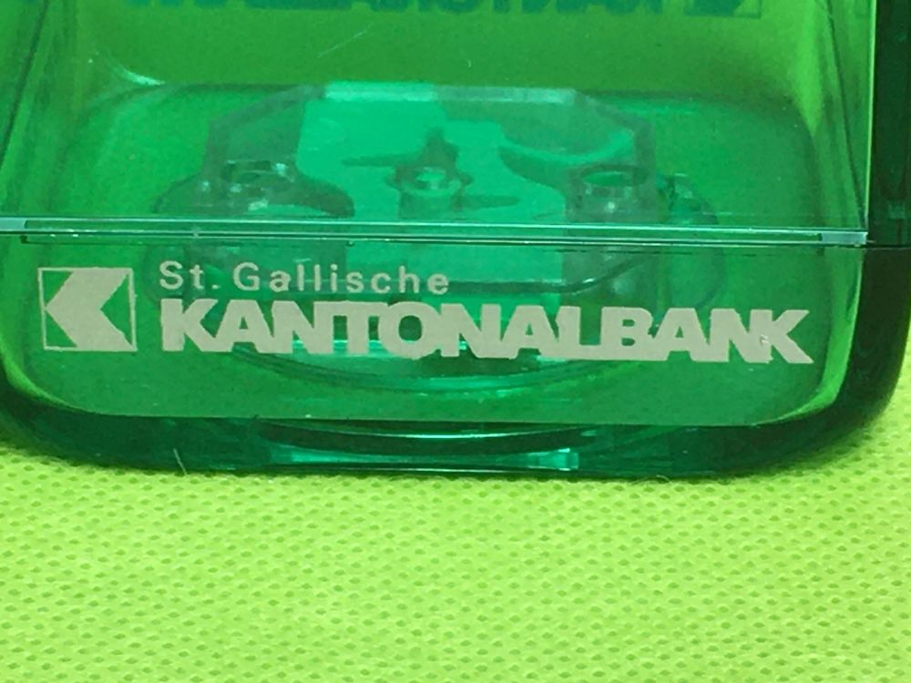 Spardose/Bankkässeli St. Gallische Kantonalbank + Schlüssel (Gebraucht ...