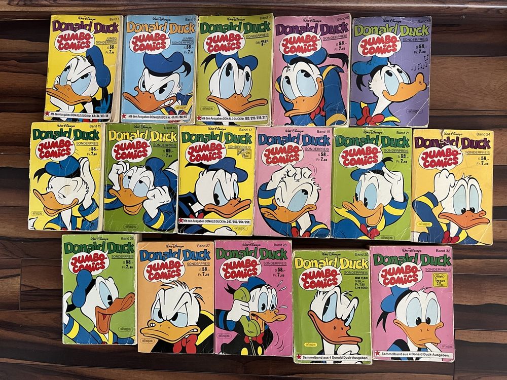 16 Donald Duck Jumbo-Comics von Walt Disneys | Kaufen auf Ricardo