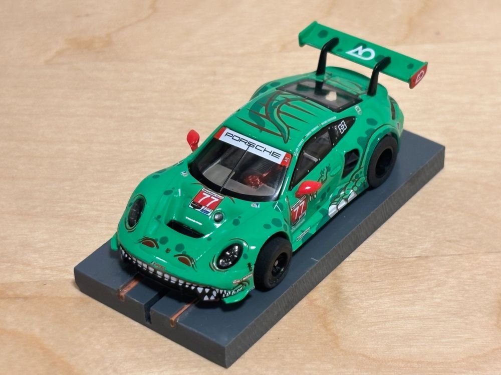 HO Porsche 911 GT3 R #77 "Rexy" AO Racing DieCast-Umbau (Neu (gemäss ...