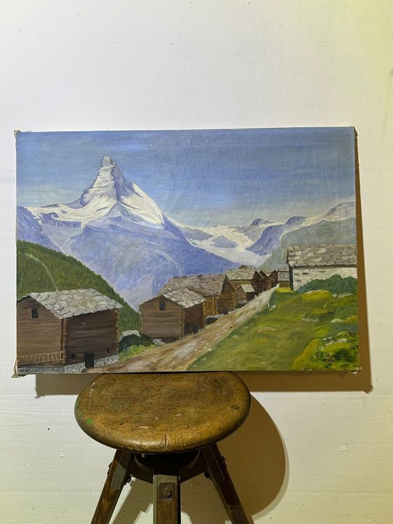 Tableau J.A.Meyer, 1942, paysage Suisse (Gebraucht) in La Chaux-de ...