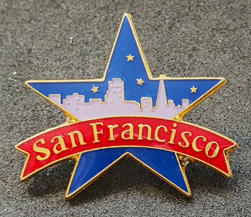 U087 - Pin Stern von San Francisco Skyline (Gebraucht) in Reinach BL für CHF 2 – mit Lieferung ...