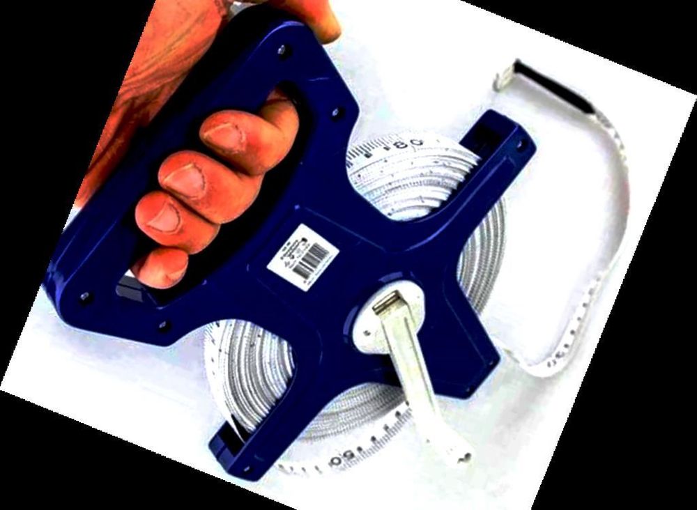 MESSBAND 30m auf Kurbel- Rolle Landvermesser (Neu und originalverpackt ...