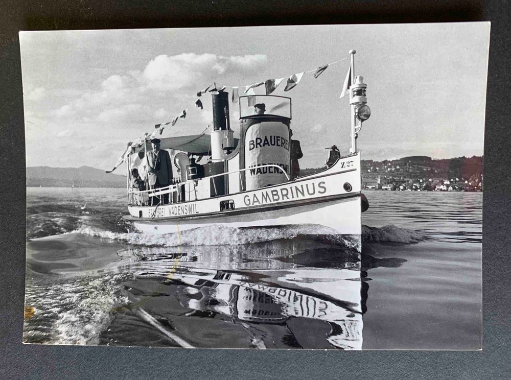 AK Schleppschiff Gambrinus Brauerei Wädenswil (Gebraucht) in Goldau für CHF 5 – mit Lieferung ...