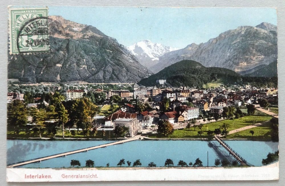 Interlaken, Generalansicht (Gebraucht) in Fétigny für CHF 1 – mit Lieferung auf Ricardo kaufen