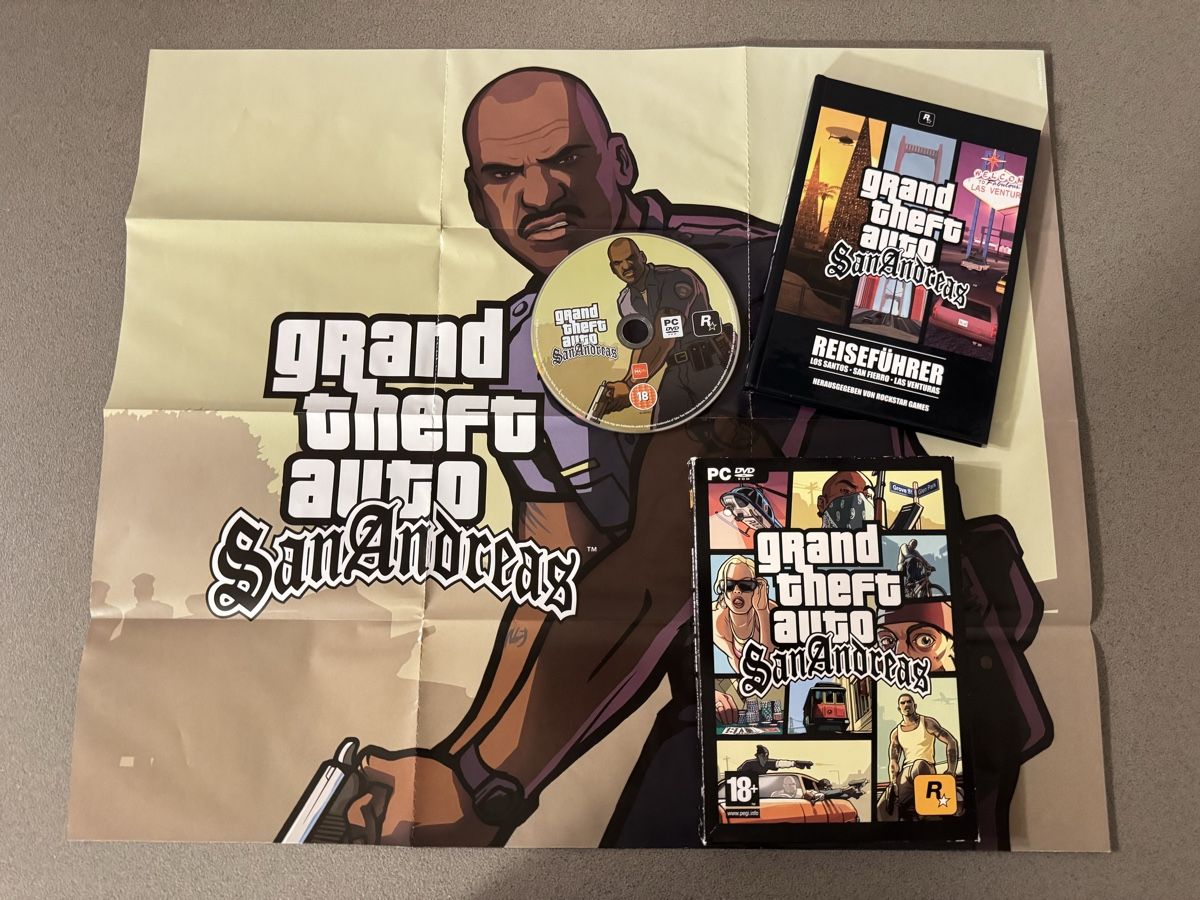 GTA San Andreas PC Big Box komplett | guter Zustand (Gebraucht) in ...