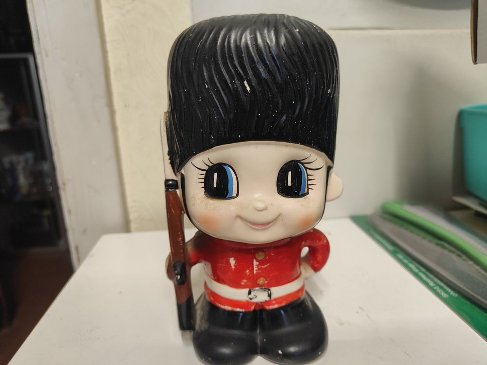 Vintage Keramik Spardose Garde Soldat Figur (V) | Kaufen auf Ricardo