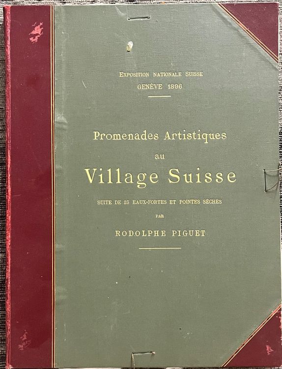 Rodolph Piguet - Village Suisse Buch mit Radierungen (Gebraucht) in für ...