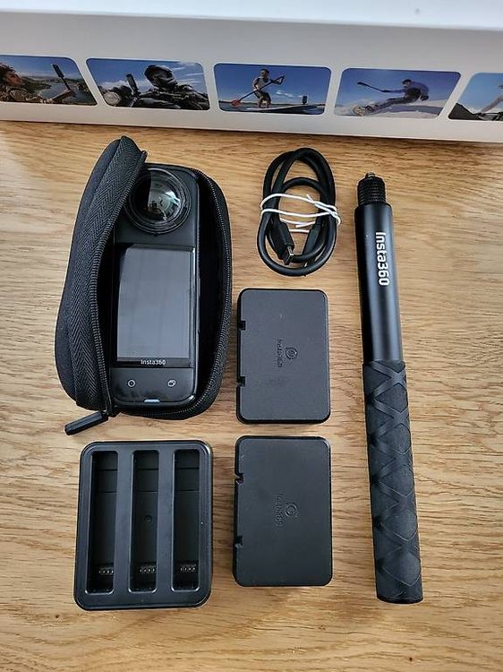 Insta 360 x4 Adventure Bundle mit Zubehör & Garantie 3 Jahre (Gebraucht ...