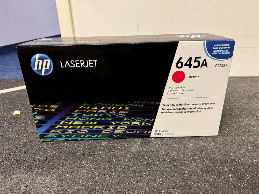 HP Laserjet 645A Magenta (Neu und originalverpackt) in Au ZH für CHF 5 ...