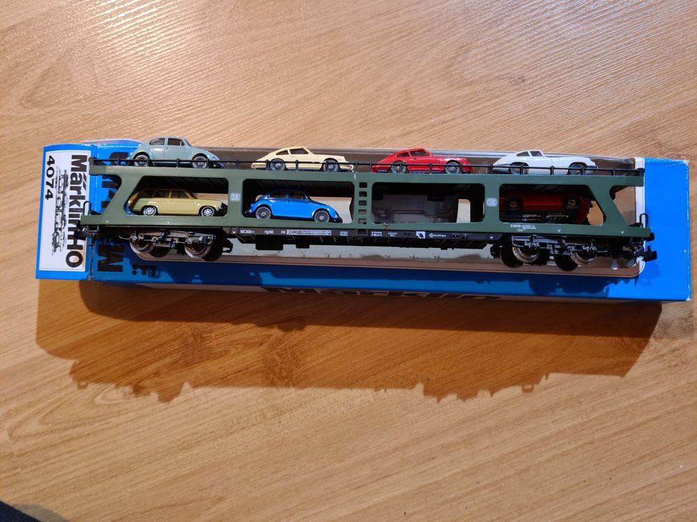 Märklin 4074 Autotransportwagen DB (Gebraucht) in Illhart für CHF 32 ...