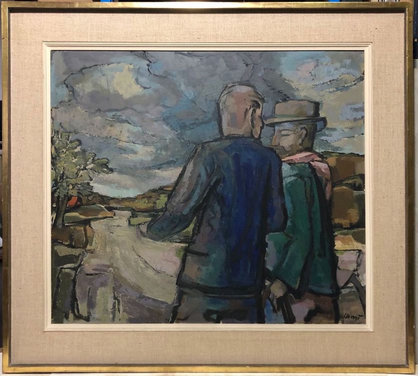 Orig. sign Gemälde, Hans Henzi mit Rahmen: 99 x 89 cm (Gebraucht) in ...