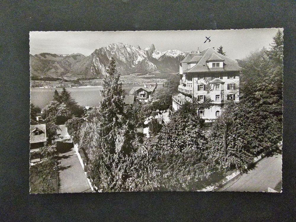 Antike PK Postkarte von Oberhofen am Thunersee Fotokarte (Gebraucht) in Dallenwil für CHF 3 ...