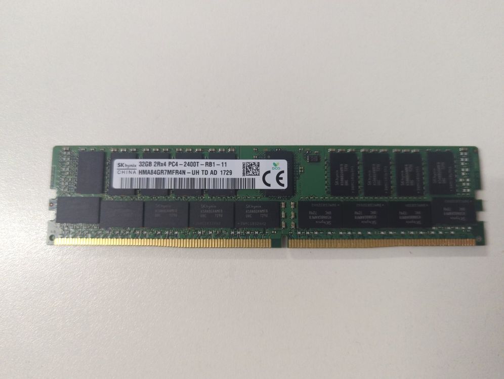 SK hynix 32GB 2Rx4 PC4-2400T-RB1-11 DDR4 RAM (Gebraucht) in Langenthal für CHF 20 – mit ...
