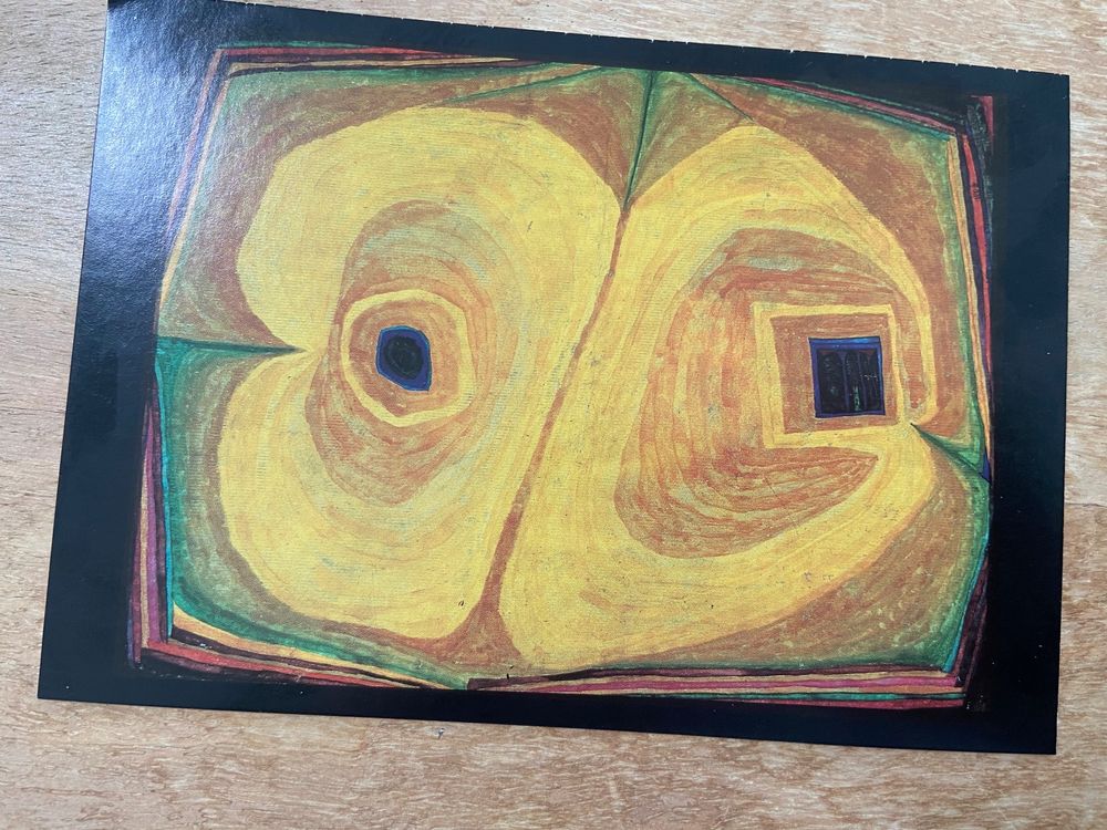 AK Kunstkarte Hundertwasser neu Genesis Anansscheibe 1954 | Kaufen auf Ricardo