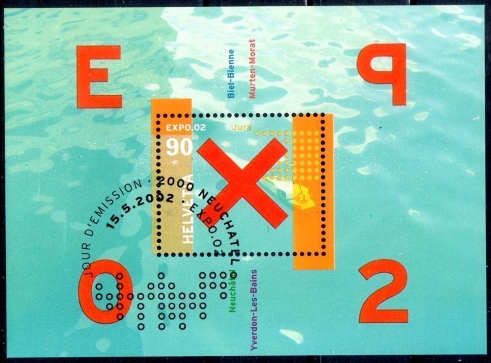 EXPO.02 2002 BLOCKAUSGABE AUSGABETAG - BL183 | Kaufen auf Ricardo