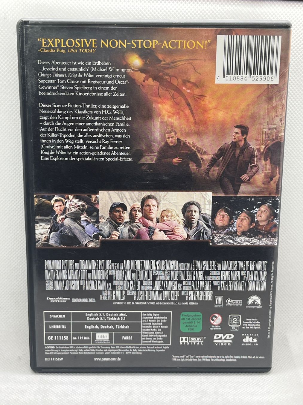 Krieg der Welten DVD - Tom Cruise Science-Fiction Klassiker (Gebraucht ...